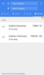 เรียก Grab ผ่าน Google Maps ได้แล้ว ส่วนลด 50 บาท สำหรับเรียกครั้งแรก