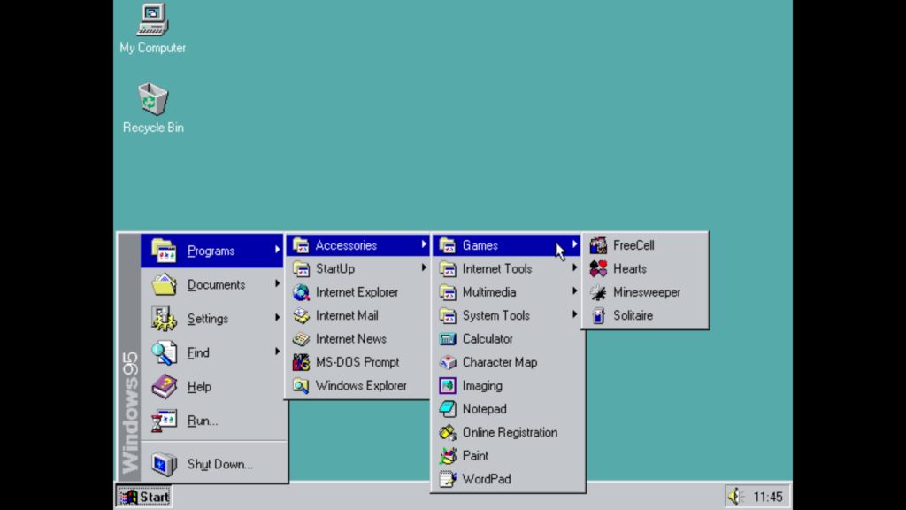 มาย้อนอดีตไปกับ Windows 95 (Full version) บนเว็บเบราเซอร์กัน