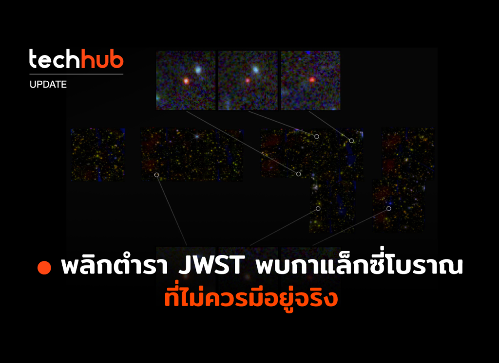 พลิกตำรา JWST พบกาแล็กซี่โบราณนับหมื่นล้านปี ที่ไม่ควรมีอยู่จริง