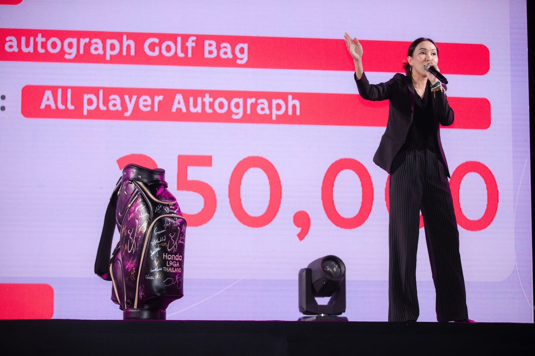 HLPGA 2023_Charity Night_Event_Autograph Golf bag - techhub