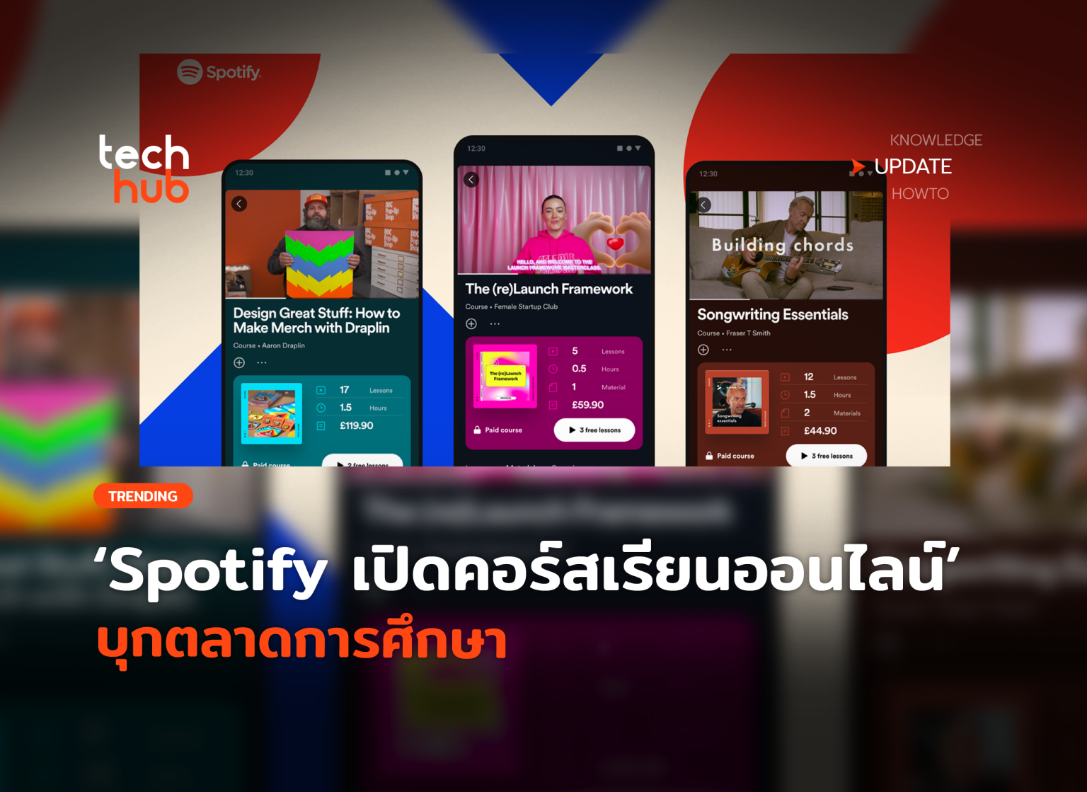 Spotify มาเองเปิดคอร์สเรียนออนไลน์ บุกตลาดการศึกษา