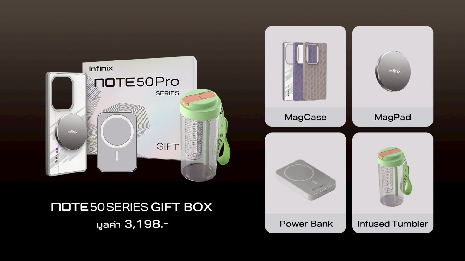 เผยโฉม Infinix NOTE 50 Series สมาร์ทโฟนตระกูลโน้ตรุ่นล่าสุด ดีไซน์ Metal Frame เร็วแรงตอบโจทย์ ...